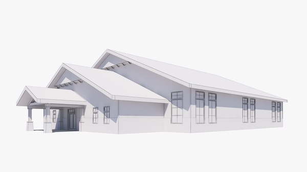 3D model Community center - TurboSquid 1816905