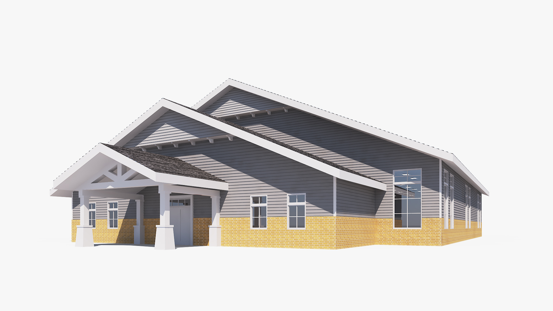 3D model Community center - TurboSquid 1816905