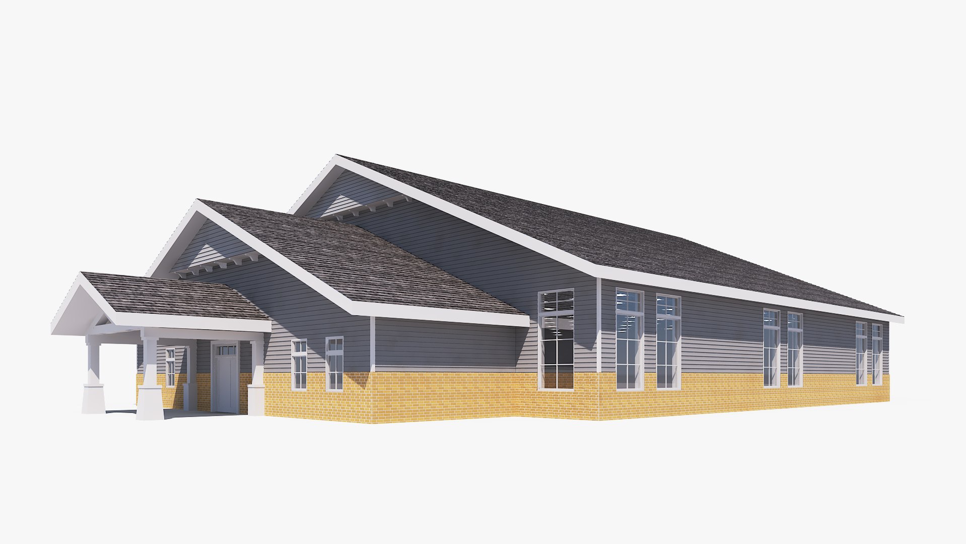 3D Model Community Center - TurboSquid 1816905