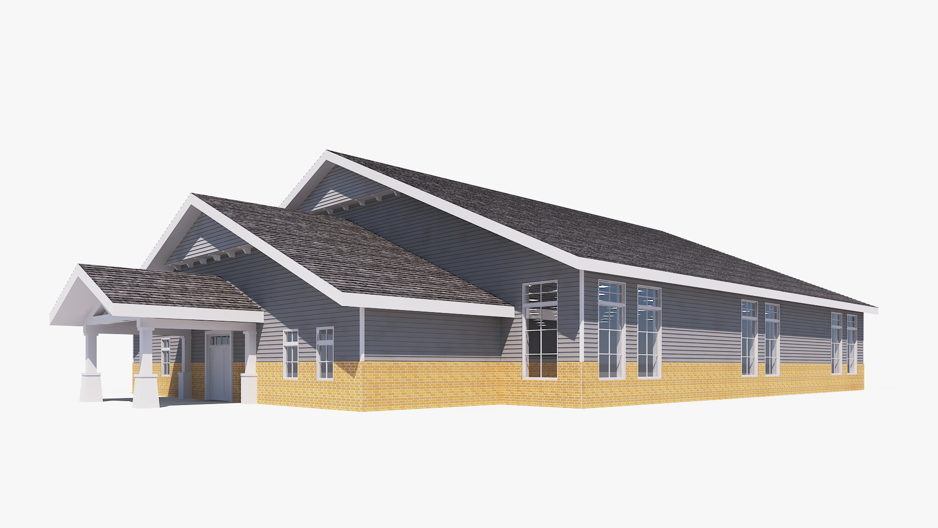 3D model Community center - TurboSquid 1816905