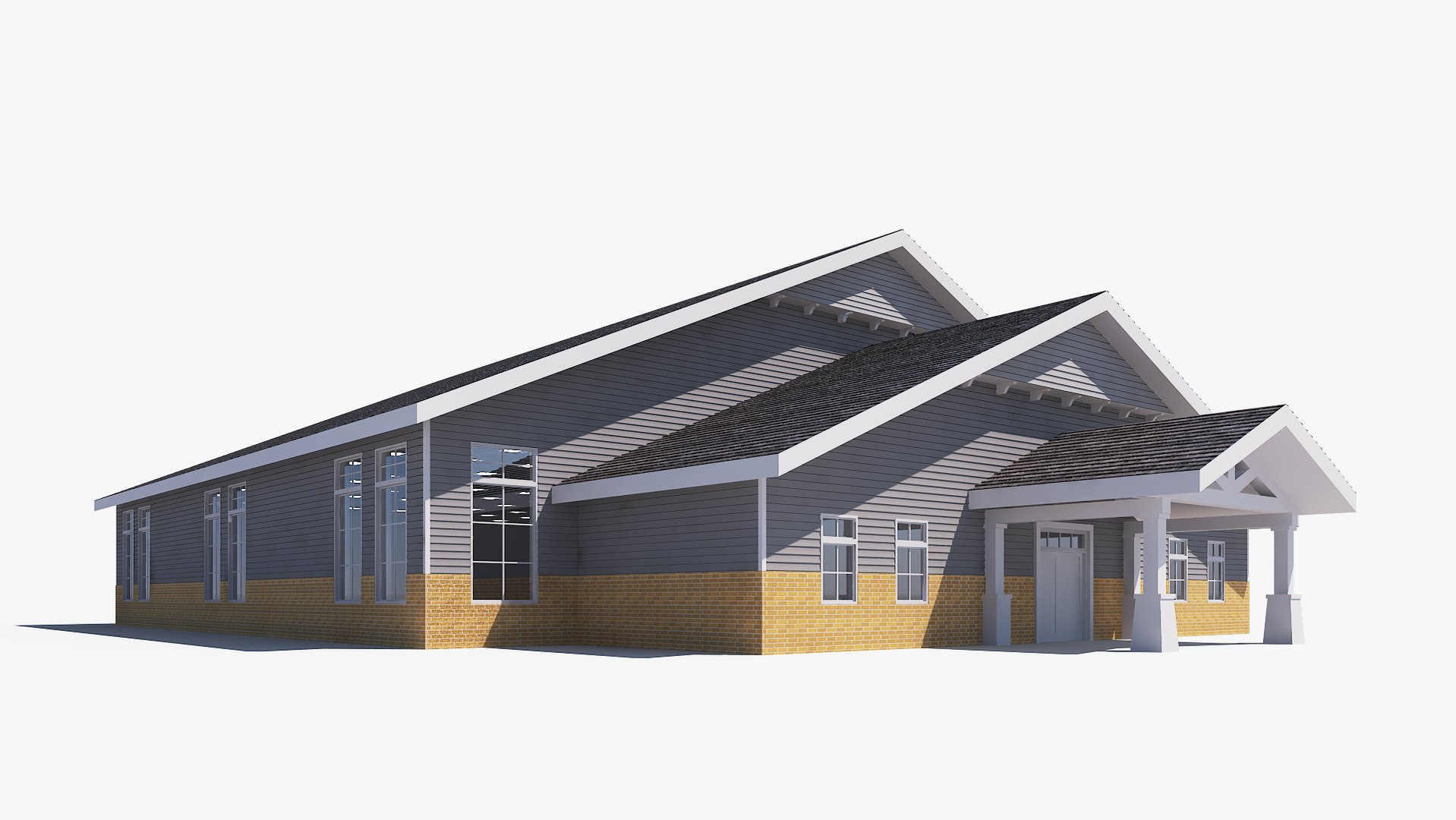 3D Model Community Center - TurboSquid 1816905