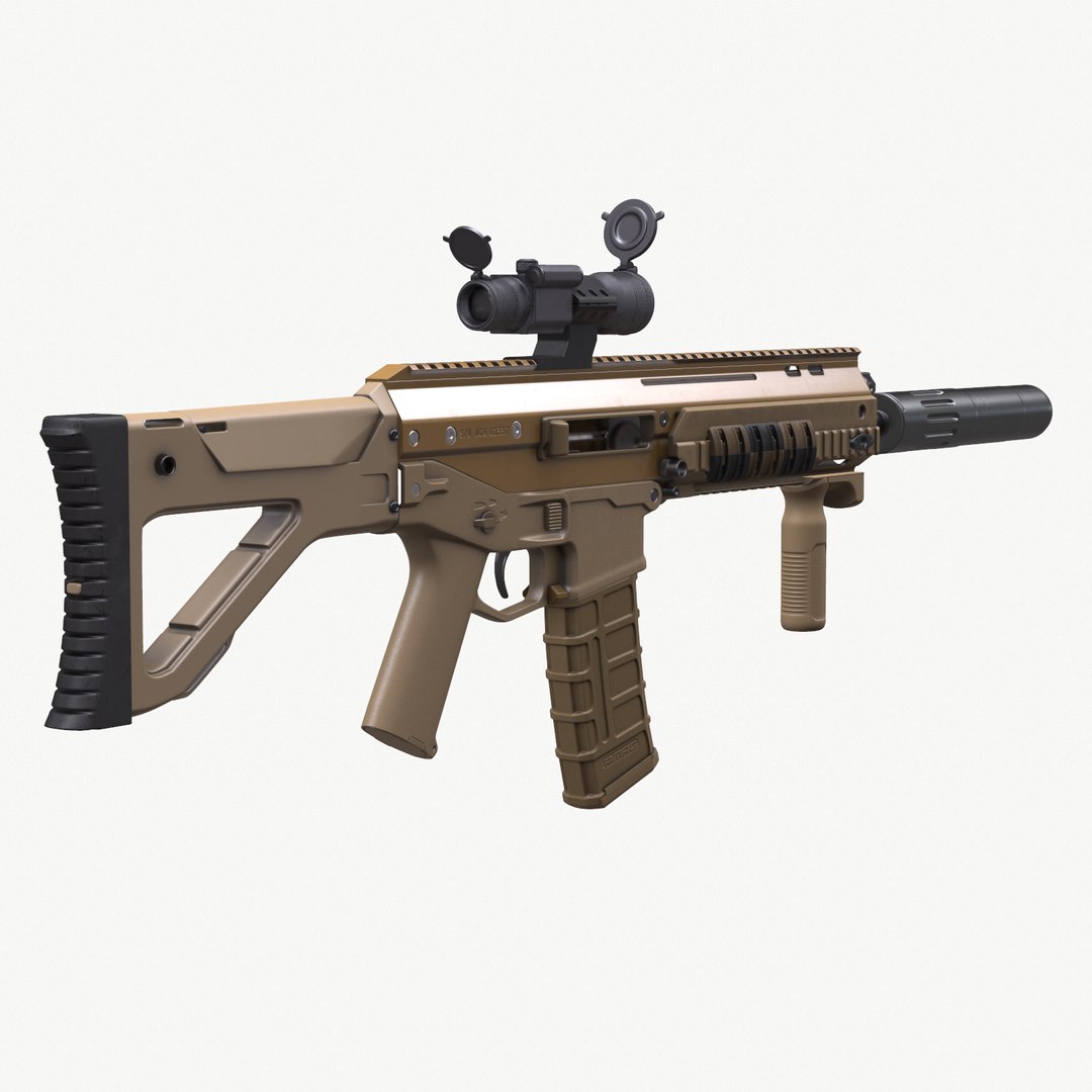 Adaptive Rifle Acr 3d Max