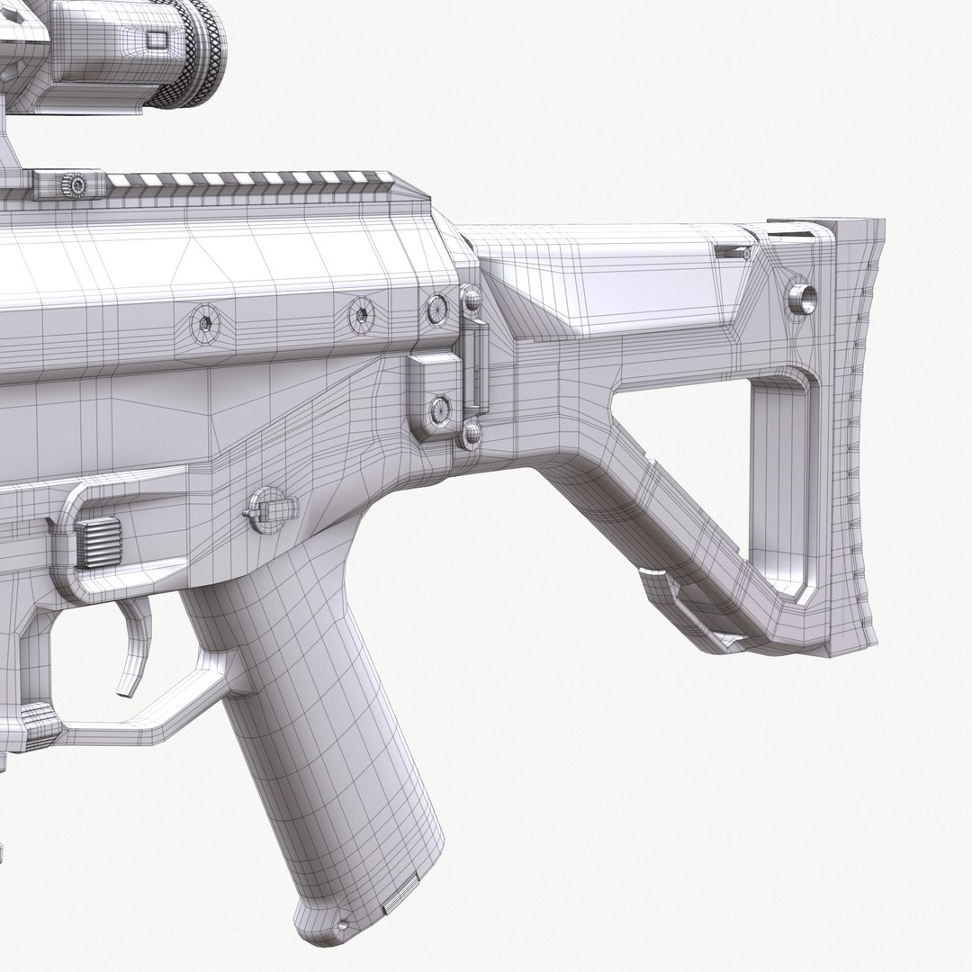 Adaptive Rifle Acr 3d Max