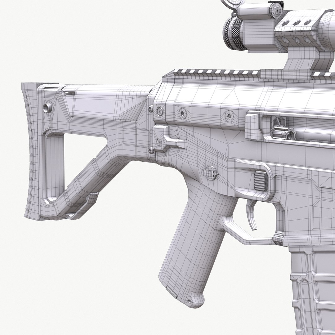 Adaptive Rifle Acr 3d Max