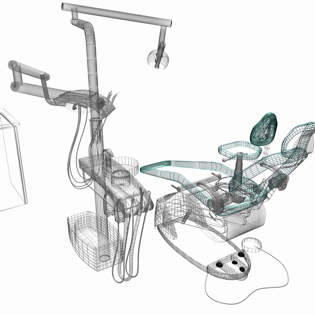 kavo amadeus 1071 dentist chair 3d model