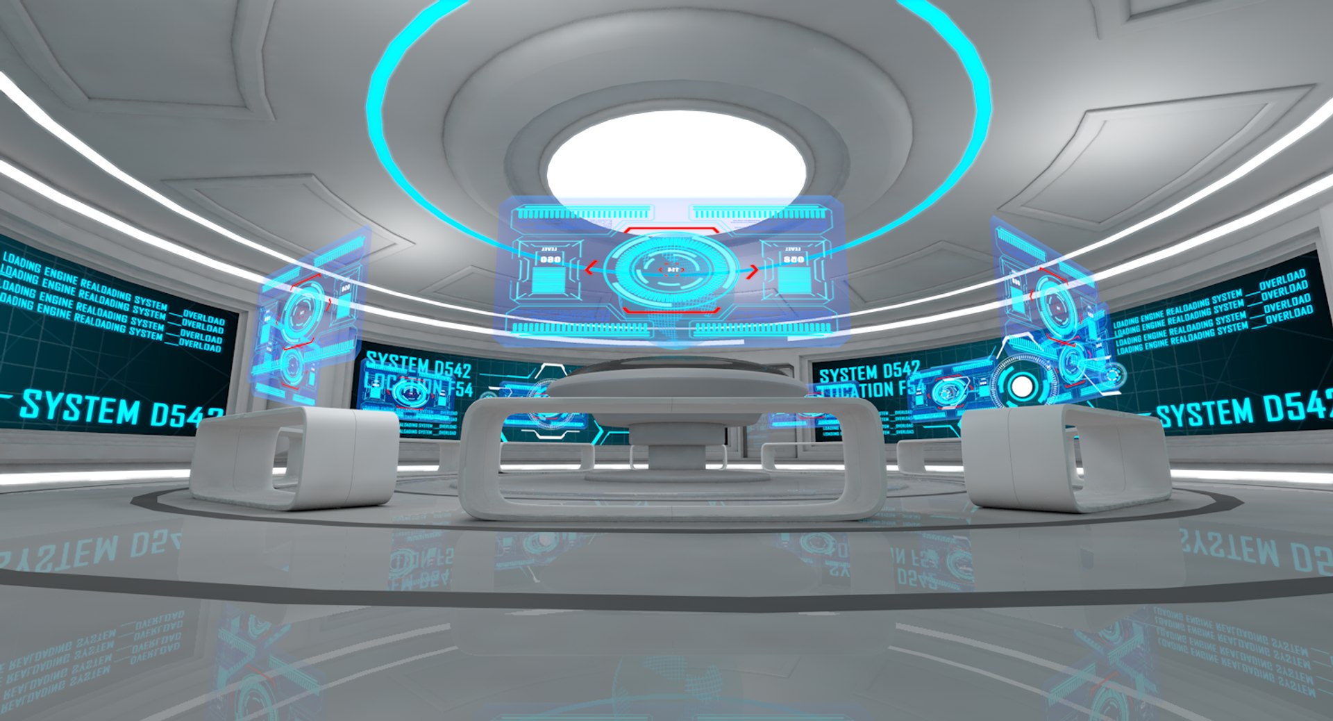 Sci Fi Room 3D - TurboSquid 1556689