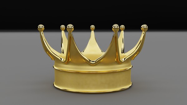 3D Gold crown 3D model model - TurboSquid 1976549