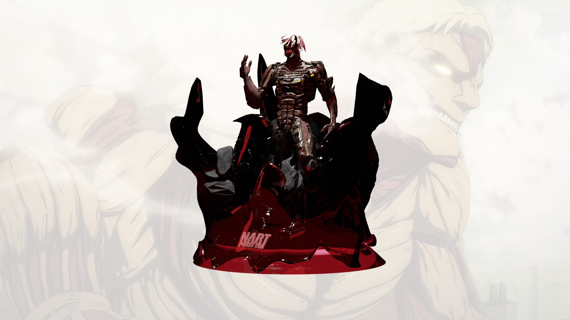 3D Armored Titan Reiner Attack On Titan - TurboSquid 1844340