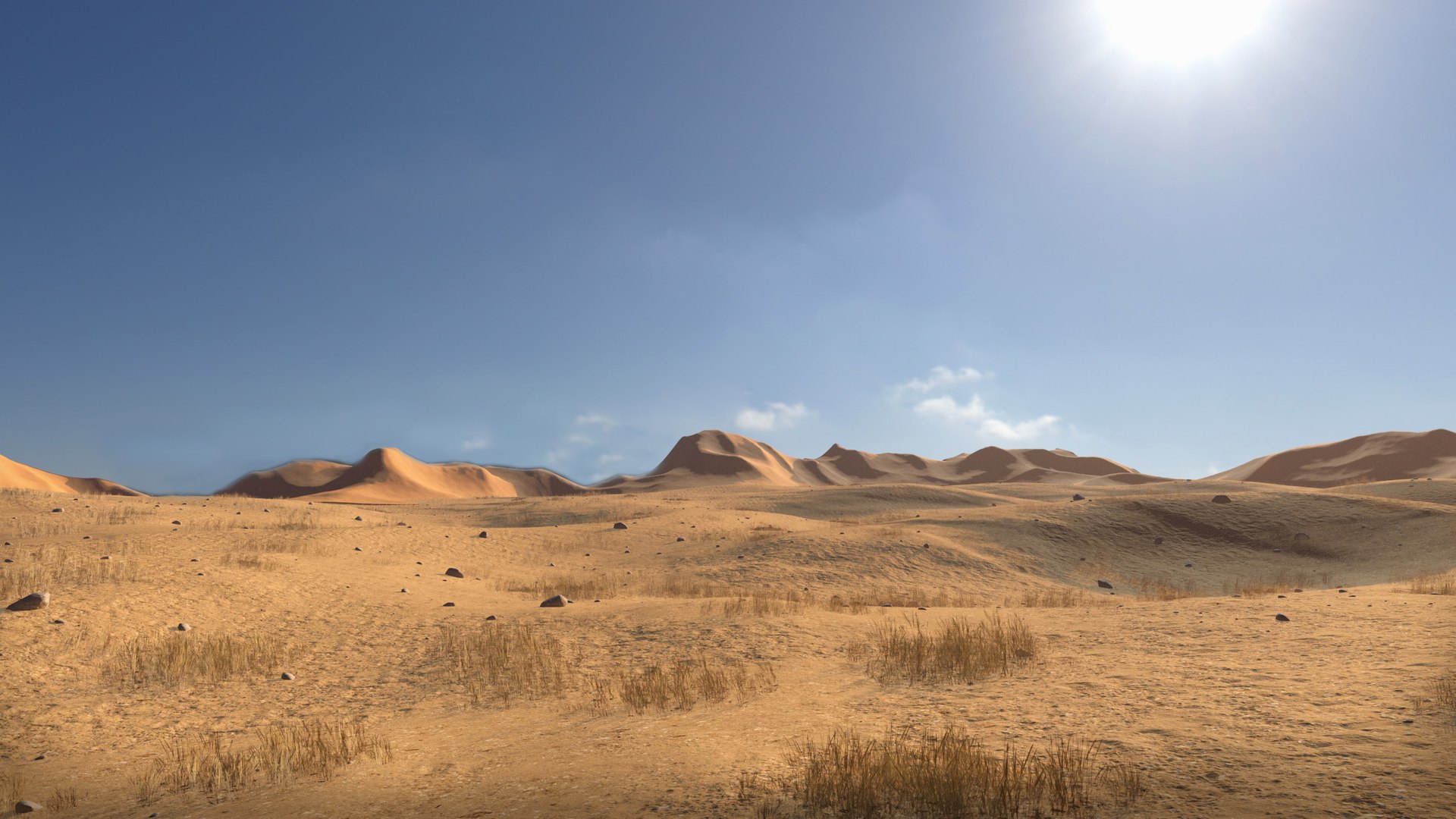 Desert Landscape 3D Model - TurboSquid 1840775