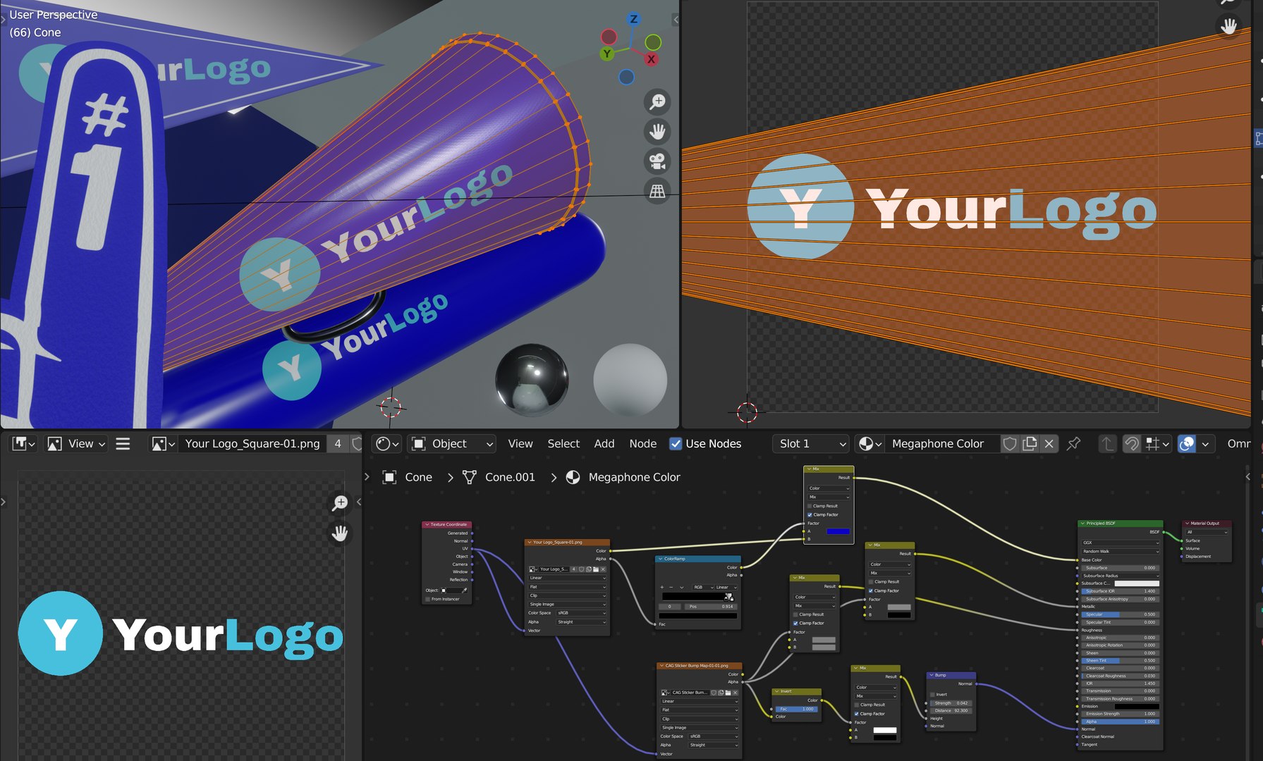 Sports Audience Merch Sponsorship Pack Megaphone Noise Maker Flag Foam ...