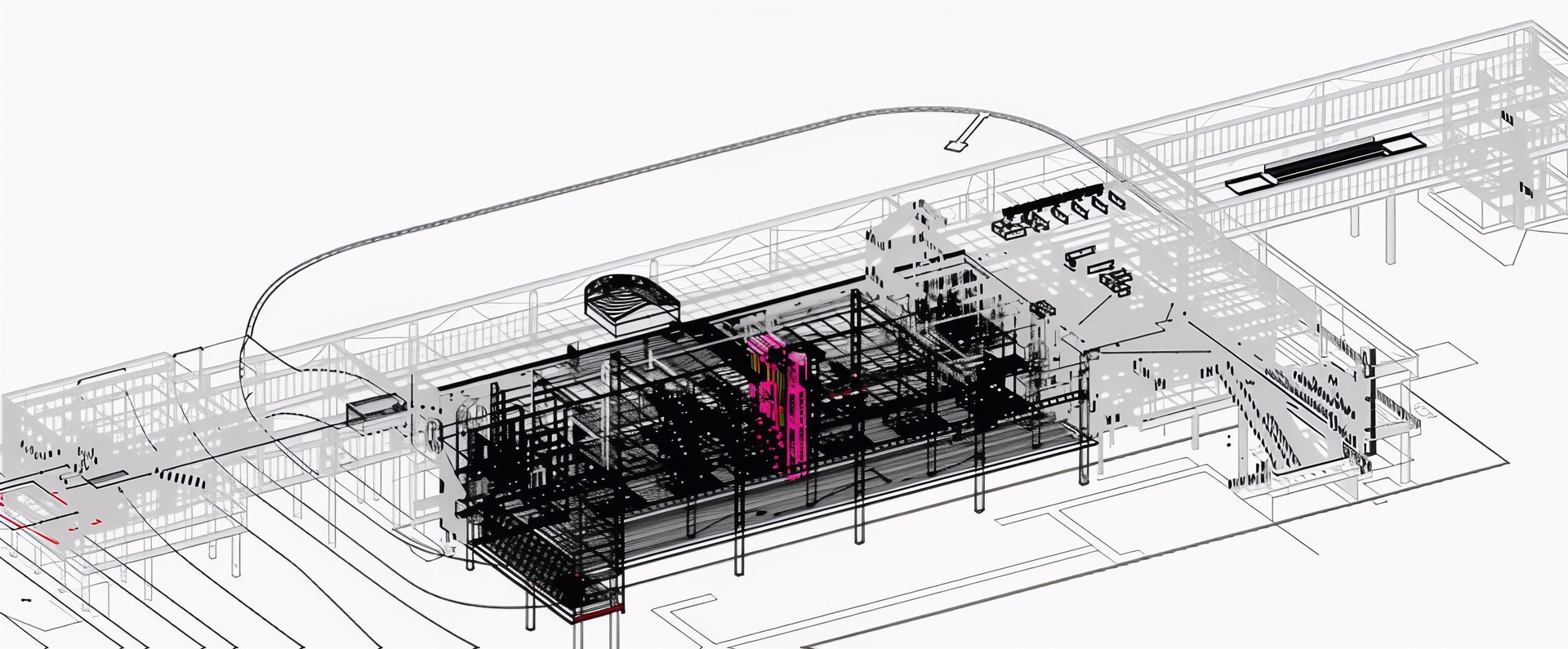 3D AIRPORT TERMINAL ARCHITECTURAL FURNISHED REVIT MODEL FURNISHED 3D ...