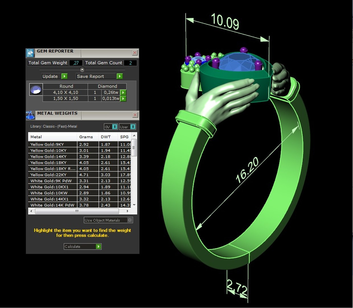 Claddagh Ring Options 3D Model - TurboSquid 1673087