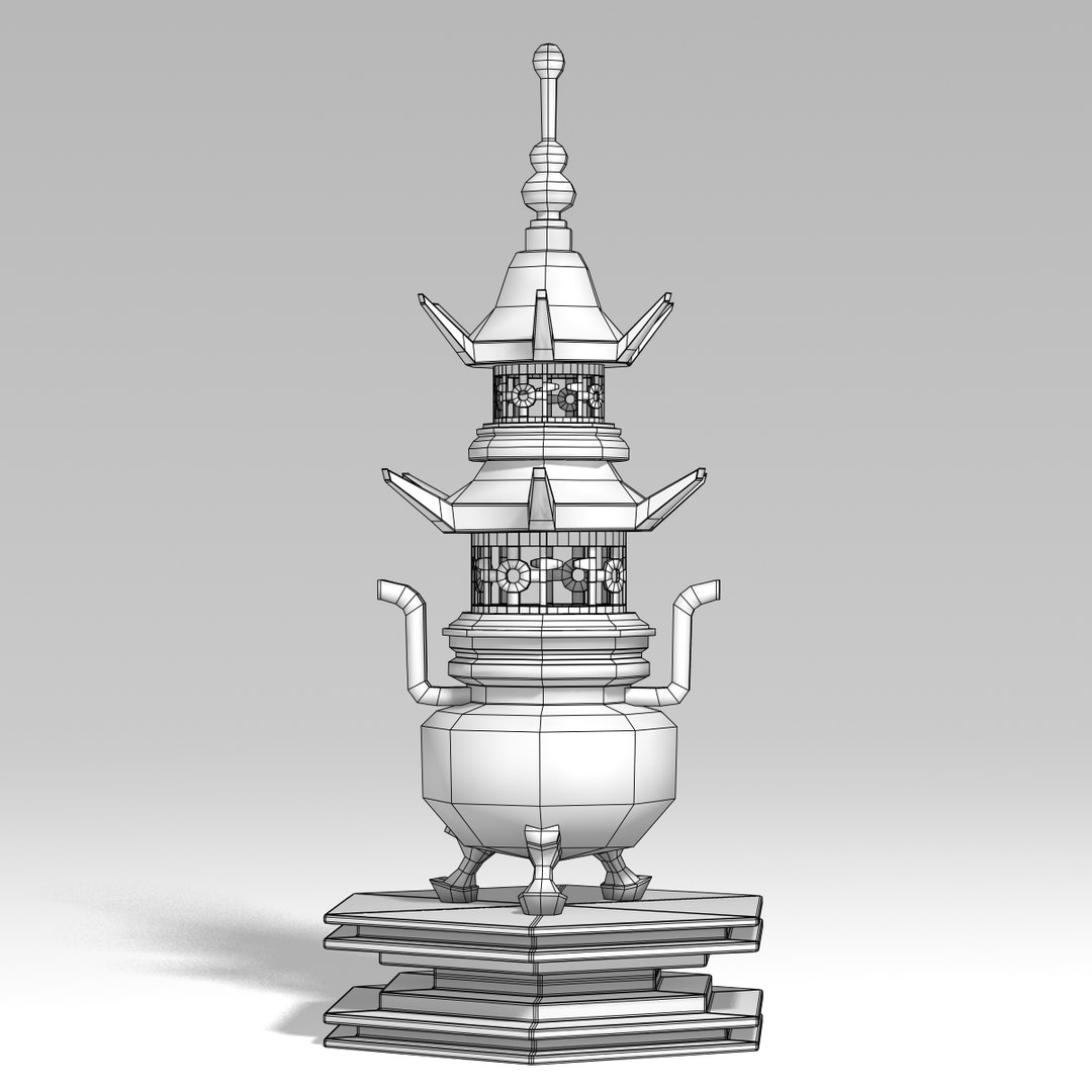 3d censer model