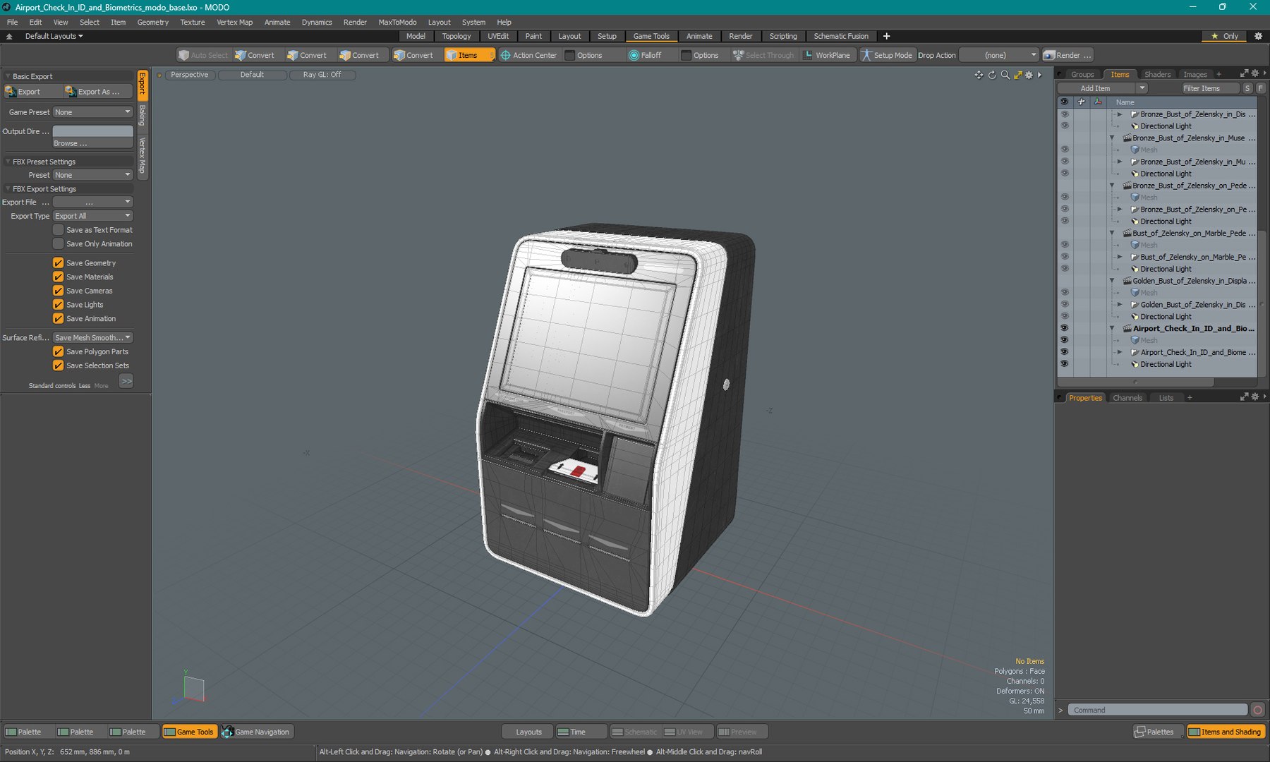 Airport Check In ID And Biometrics 3D - TurboSquid 2383042
