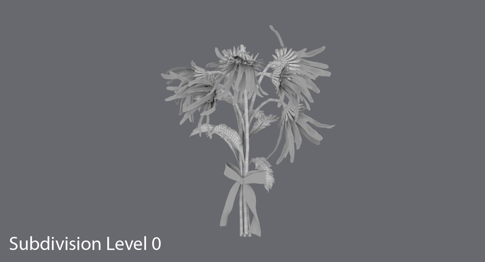 3d Dead Daisy Bouquet