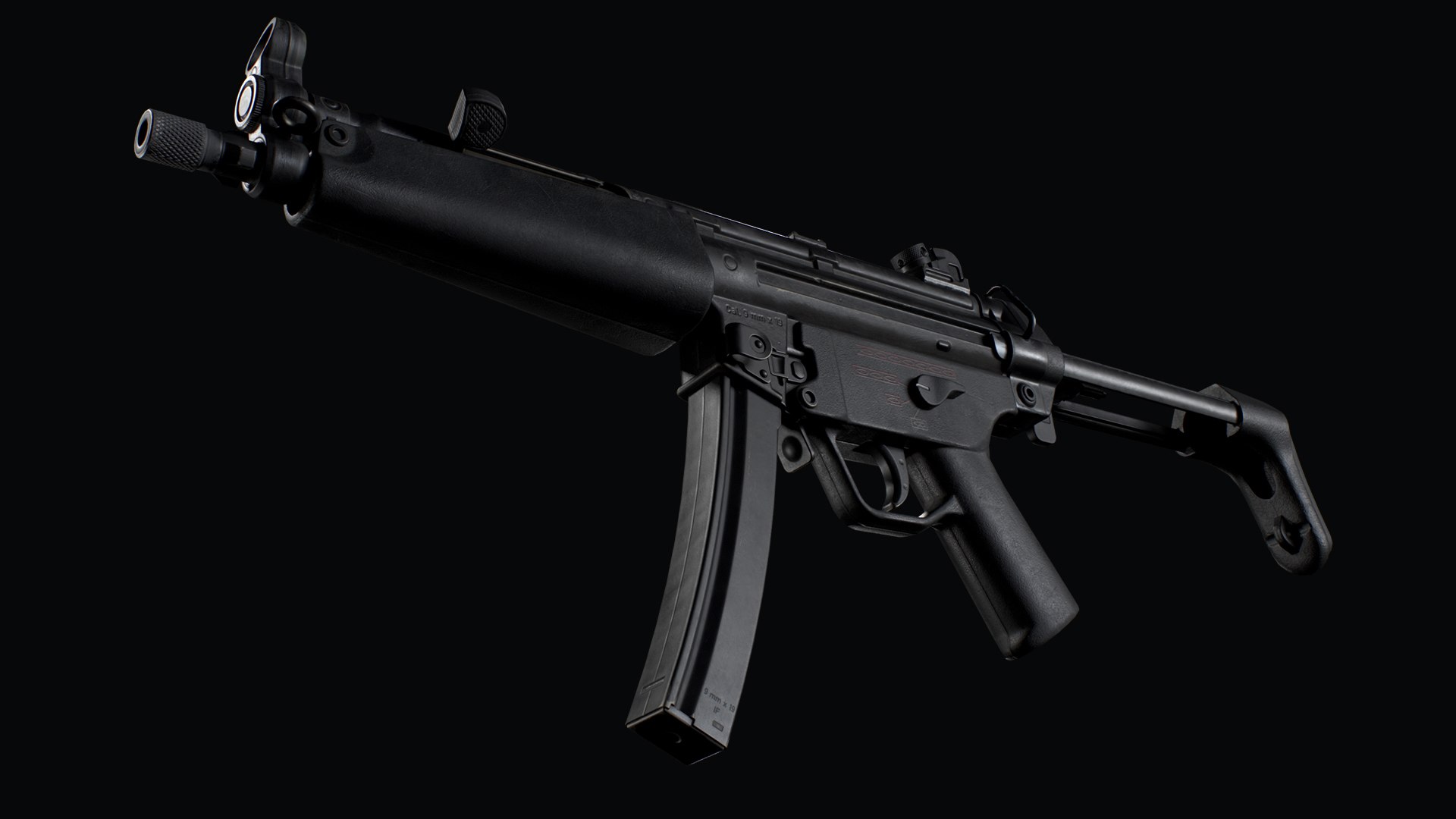 Heckler And Koch MP5 Low Poly 3D Model - TurboSquid 1919572