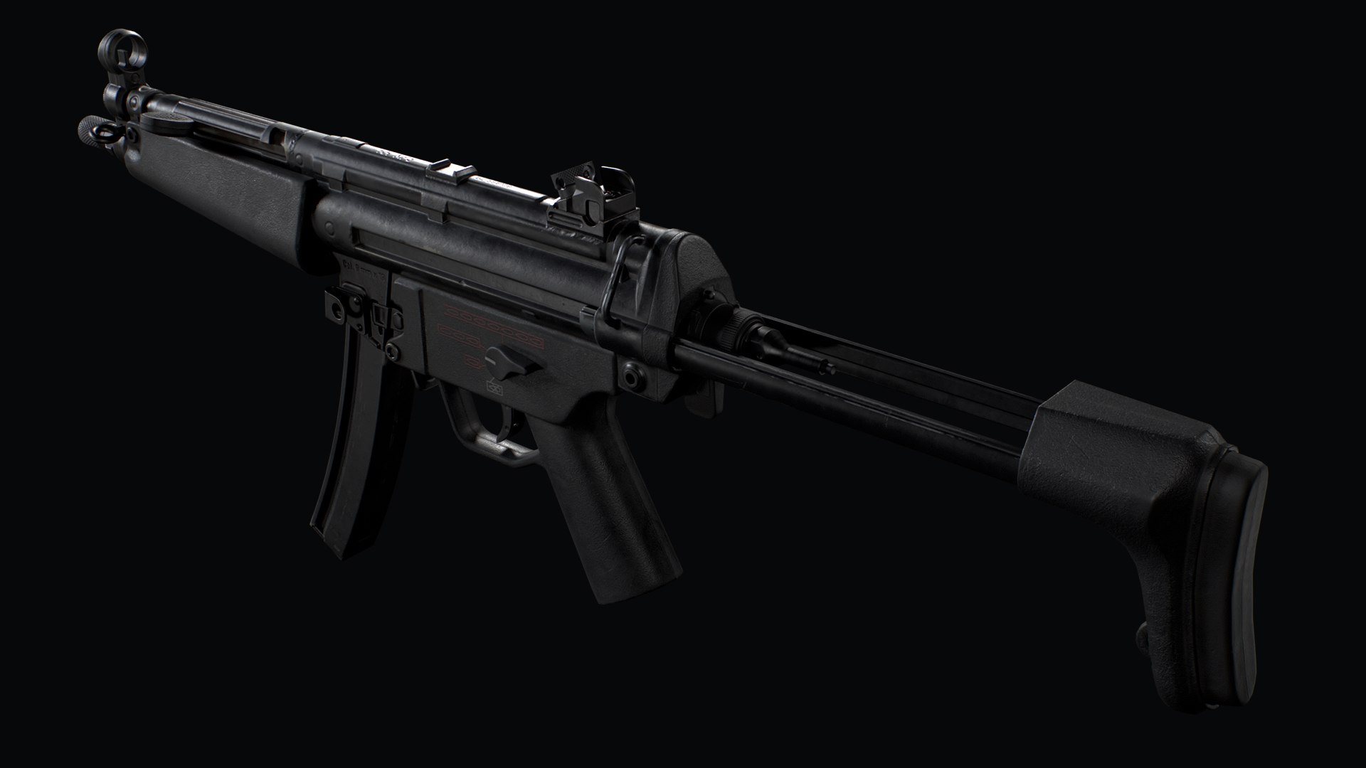 Heckler And Koch MP5 Low Poly 3D Model - TurboSquid 1919572