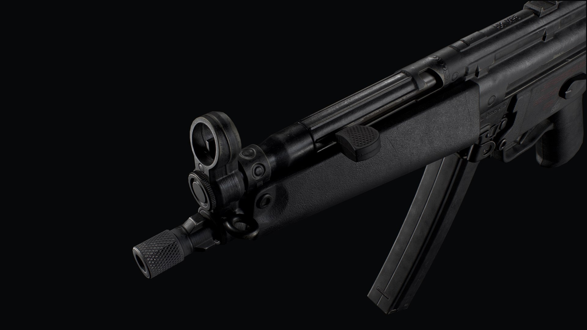 Heckler And Koch MP5 Low Poly 3D Model - TurboSquid 1919572