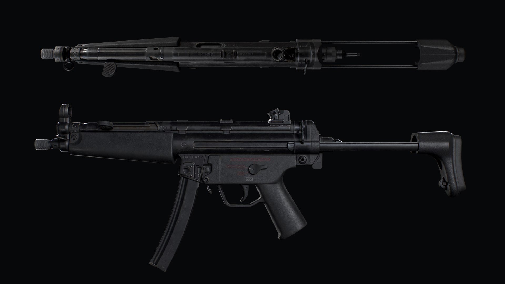 Heckler And Koch MP5 Low Poly 3D Model - TurboSquid 1919572