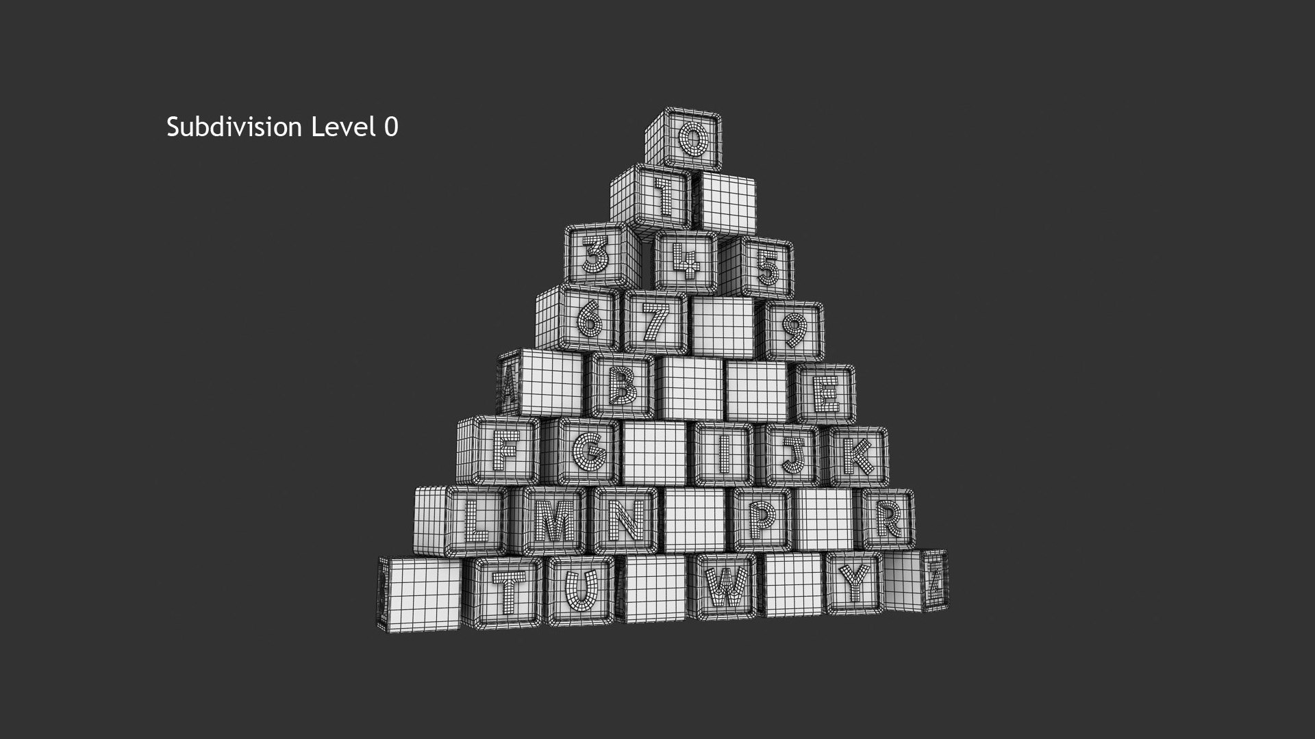 Alphabet Blocks 3D Model - TurboSquid 1280482