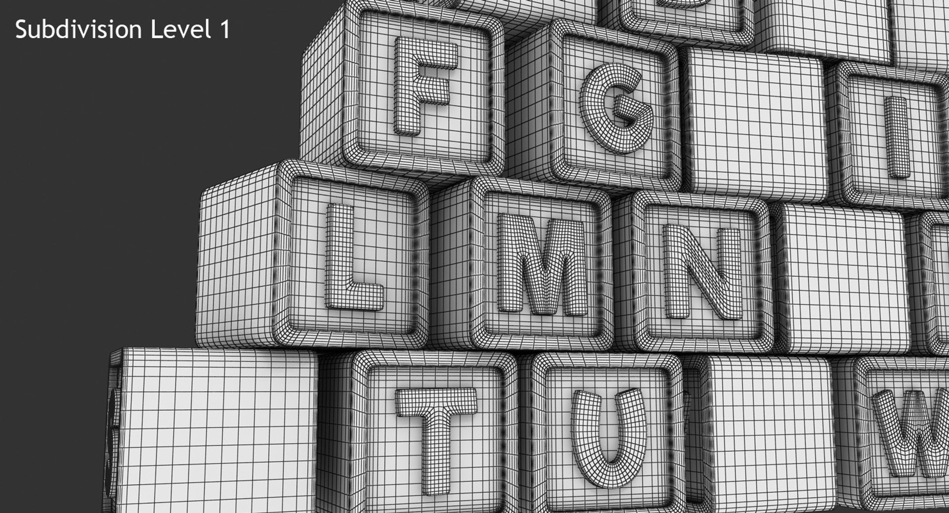 Alphabet Blocks 3D Model - TurboSquid 1280482