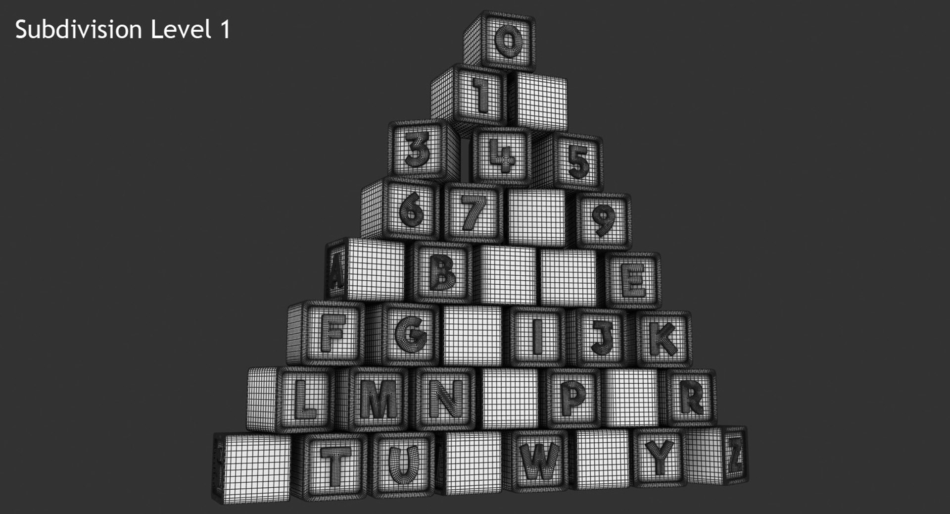 Alphabet Blocks 3D Model - TurboSquid 1280482