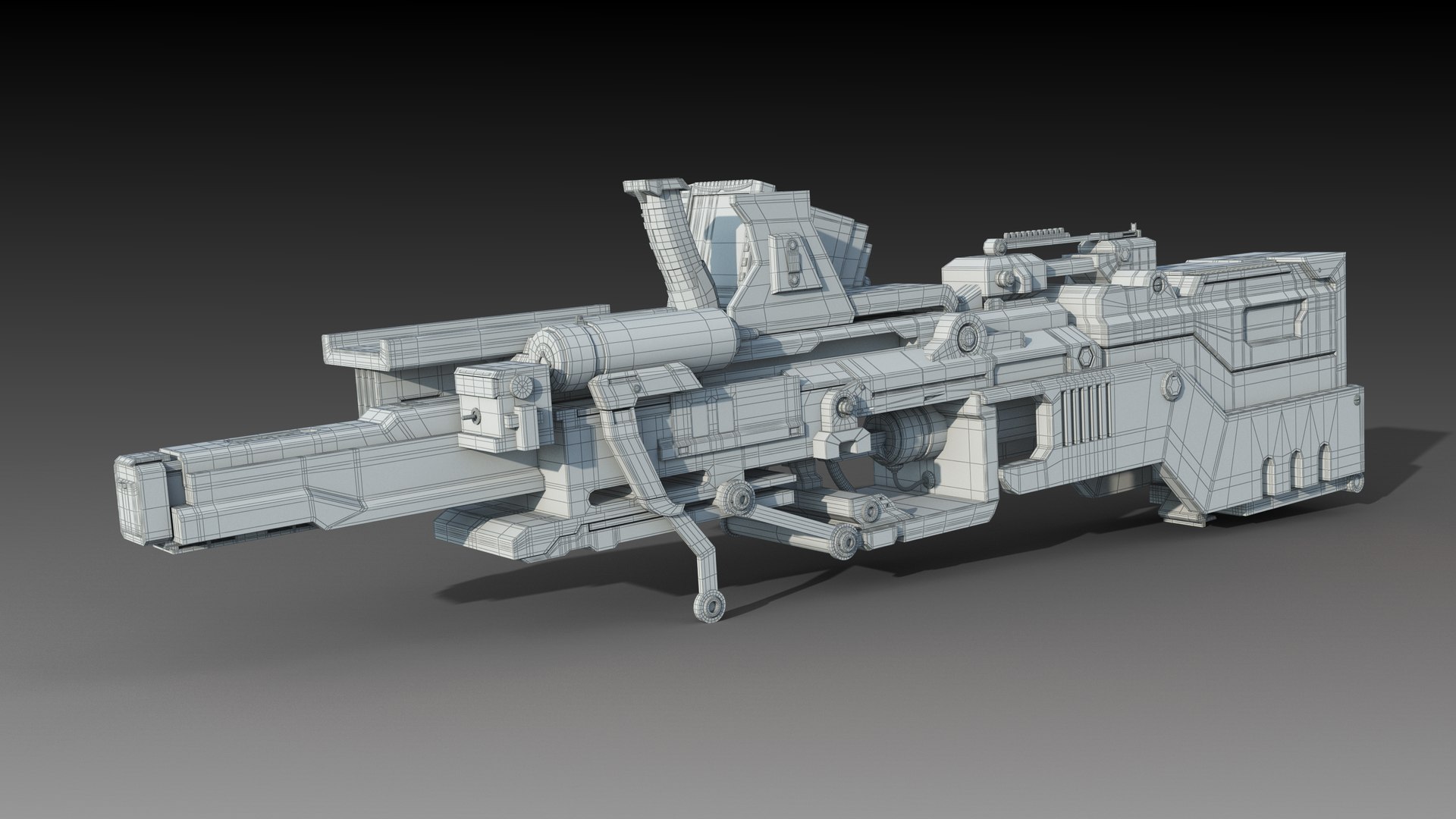 Plasma Rifle 3D - TurboSquid 1465533