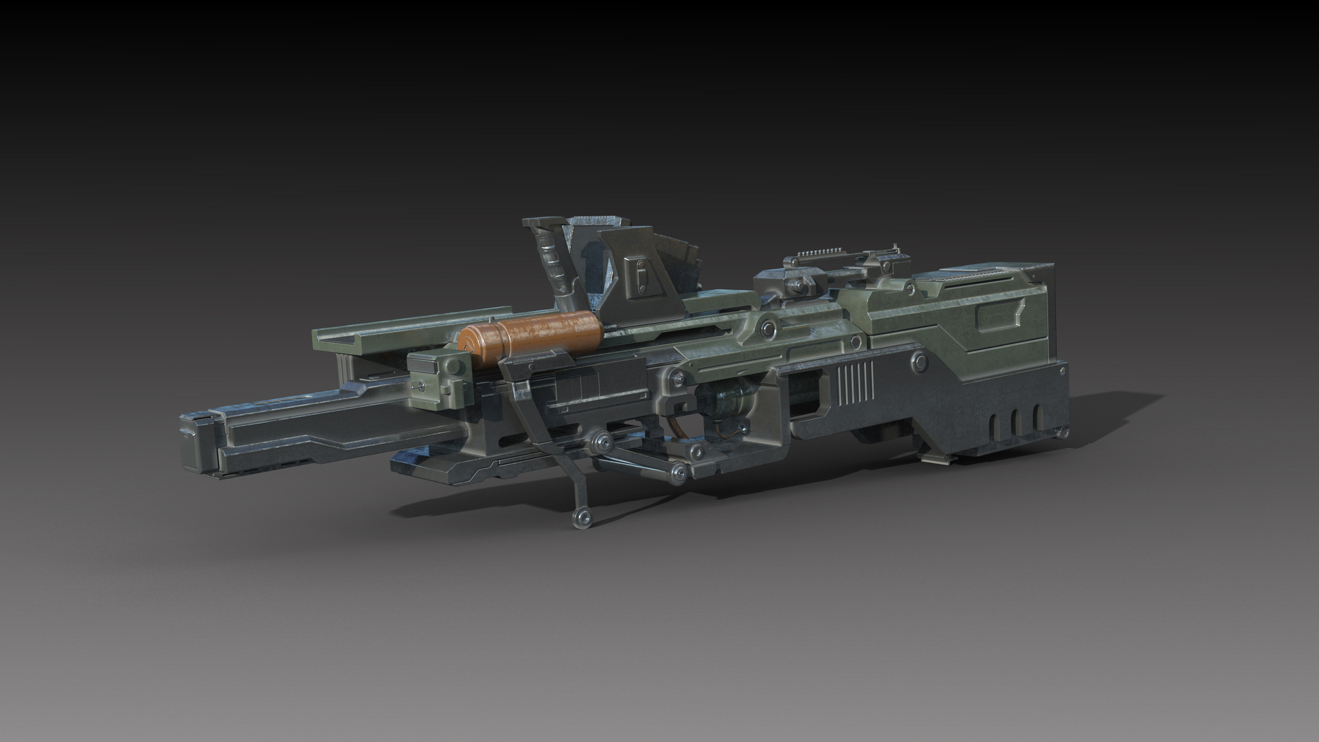 Plasma Rifle 3D - TurboSquid 1465533