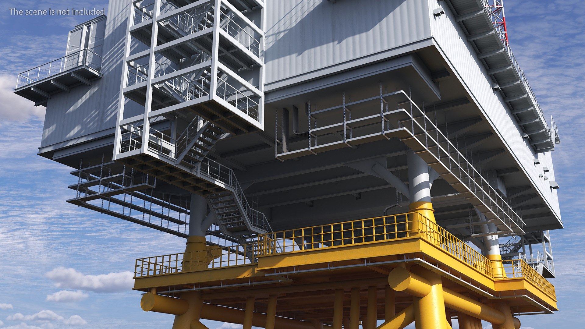 Offshore Wind Farm Substation model - TurboSquid 2177423