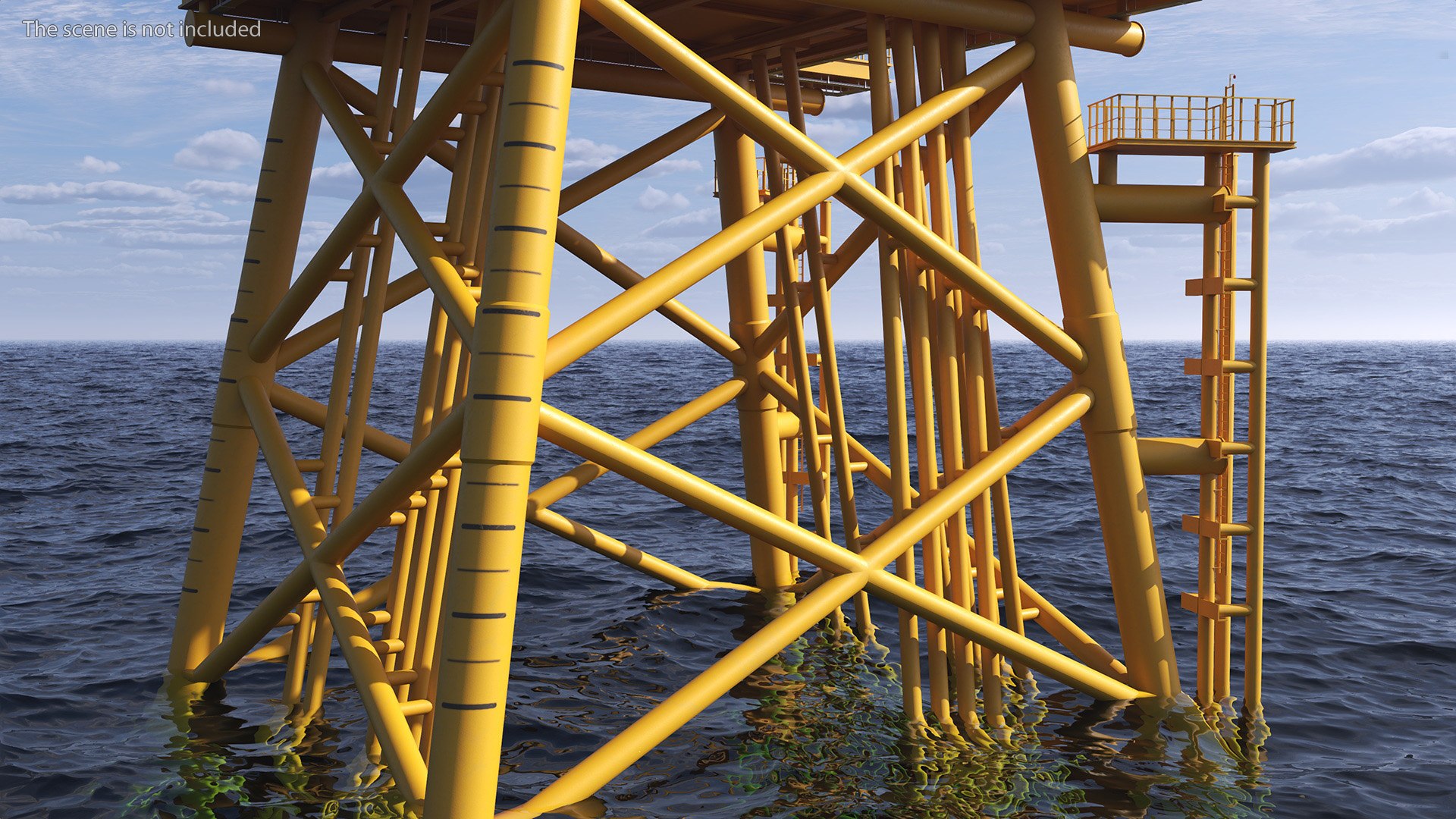 Offshore Wind Farm Substation model - TurboSquid 2177423