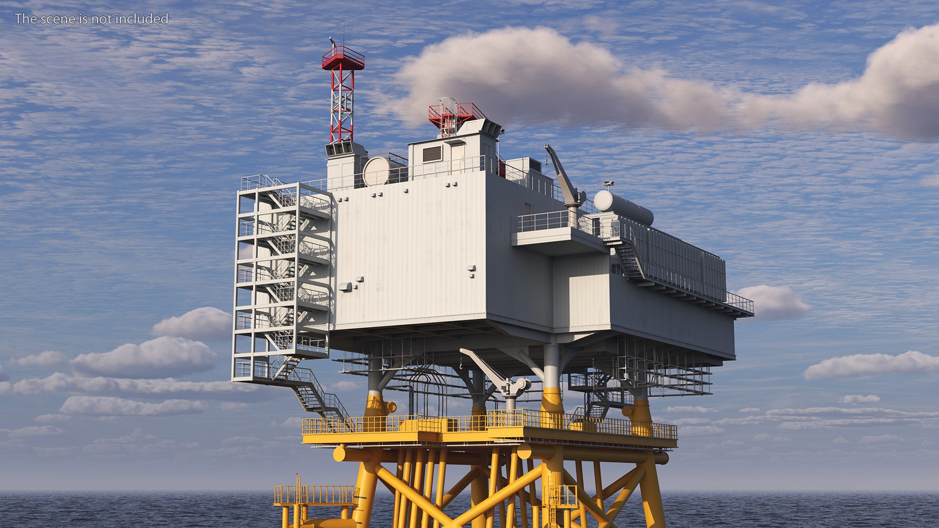 Offshore Wind Farm Substation model - TurboSquid 2177423