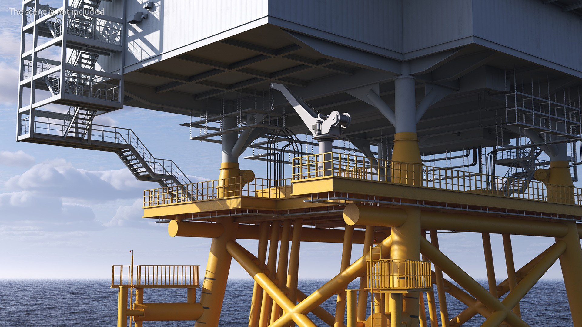 Offshore Wind Farm Substation model - TurboSquid 2177423