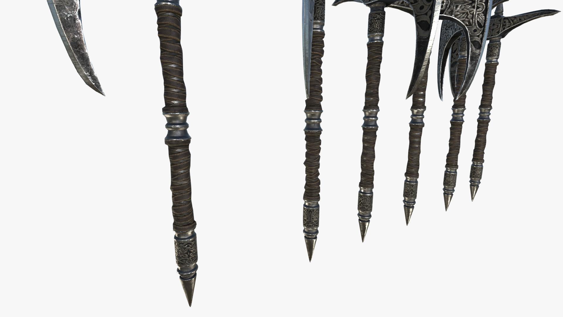 Fantasy Axe RPG Battle Axe Great-axe Battle-axe Hand Battle Ax Two ...