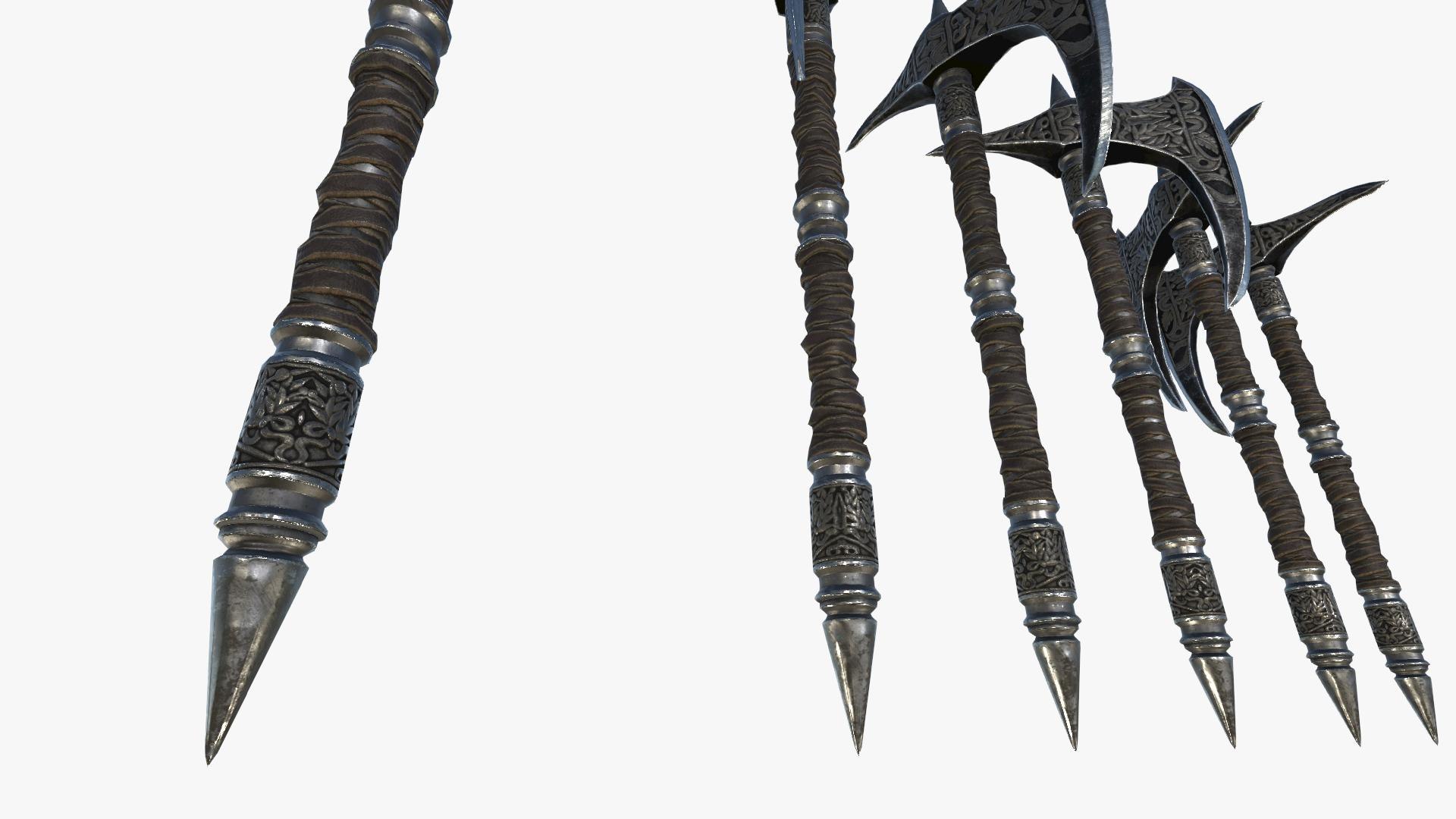 Fantasy Axe RPG Battle Axe Great-axe Battle-axe Hand Battle Ax Two Handed Pick Horsemans Viking ...