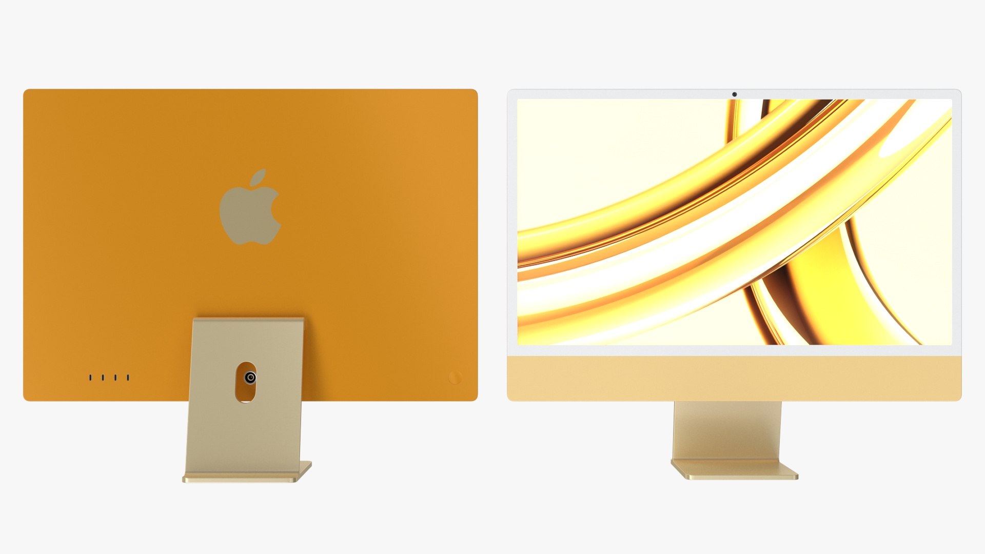 Apple IMac 2023 Yellow 3D Model - TurboSquid 2151968