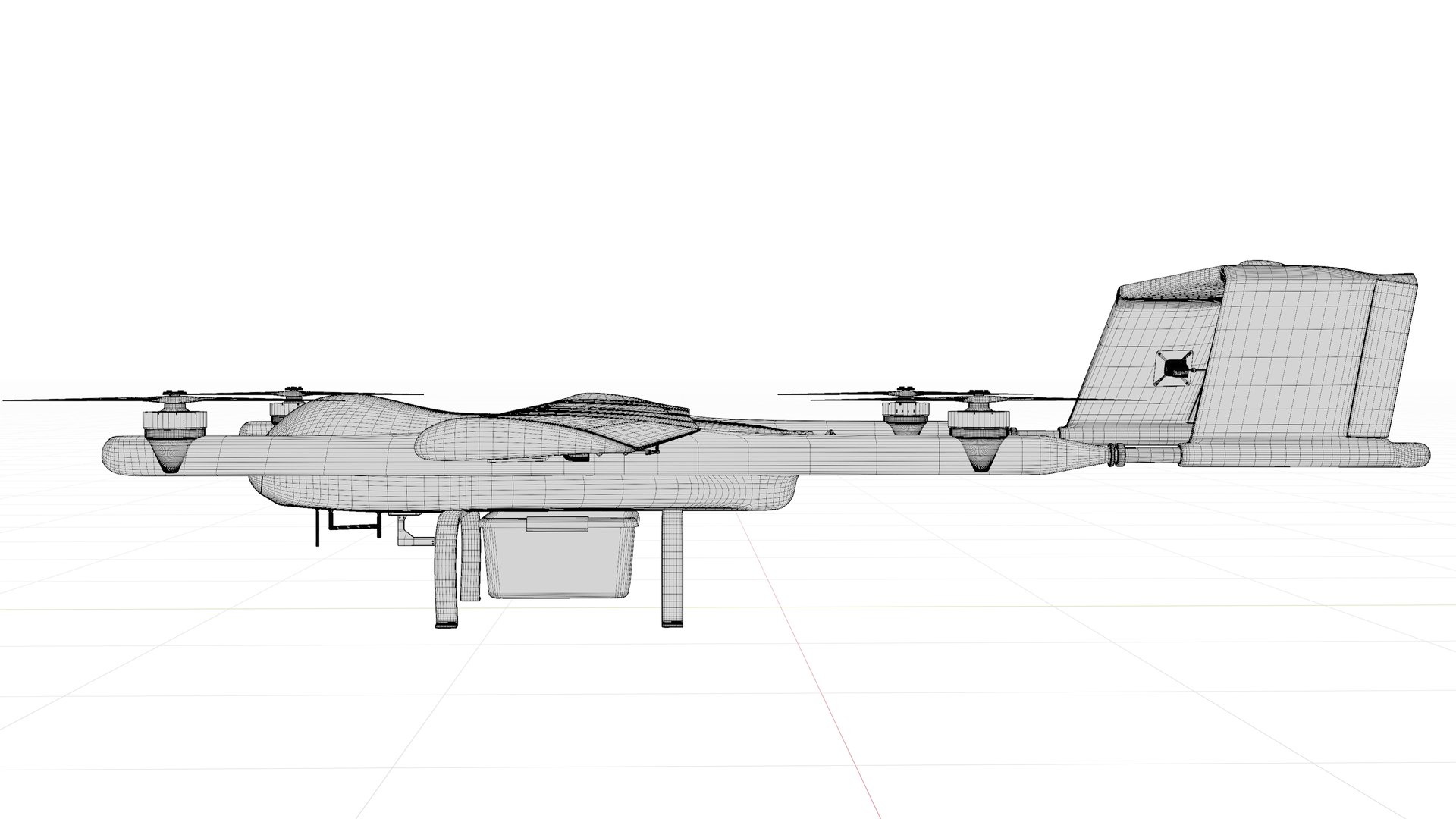 Volansi VOLY C10 VTOL Drone 3D Model - TurboSquid 2513096