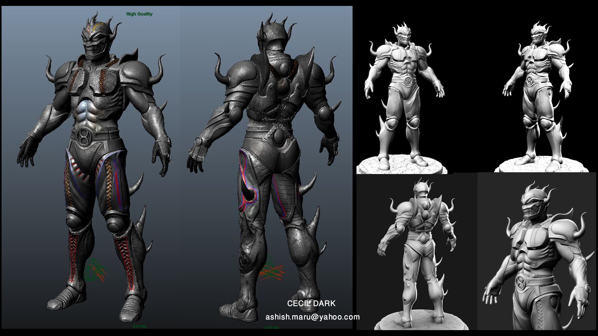 3D Gaming Model Cecil Dark Model - TurboSquid 2264267