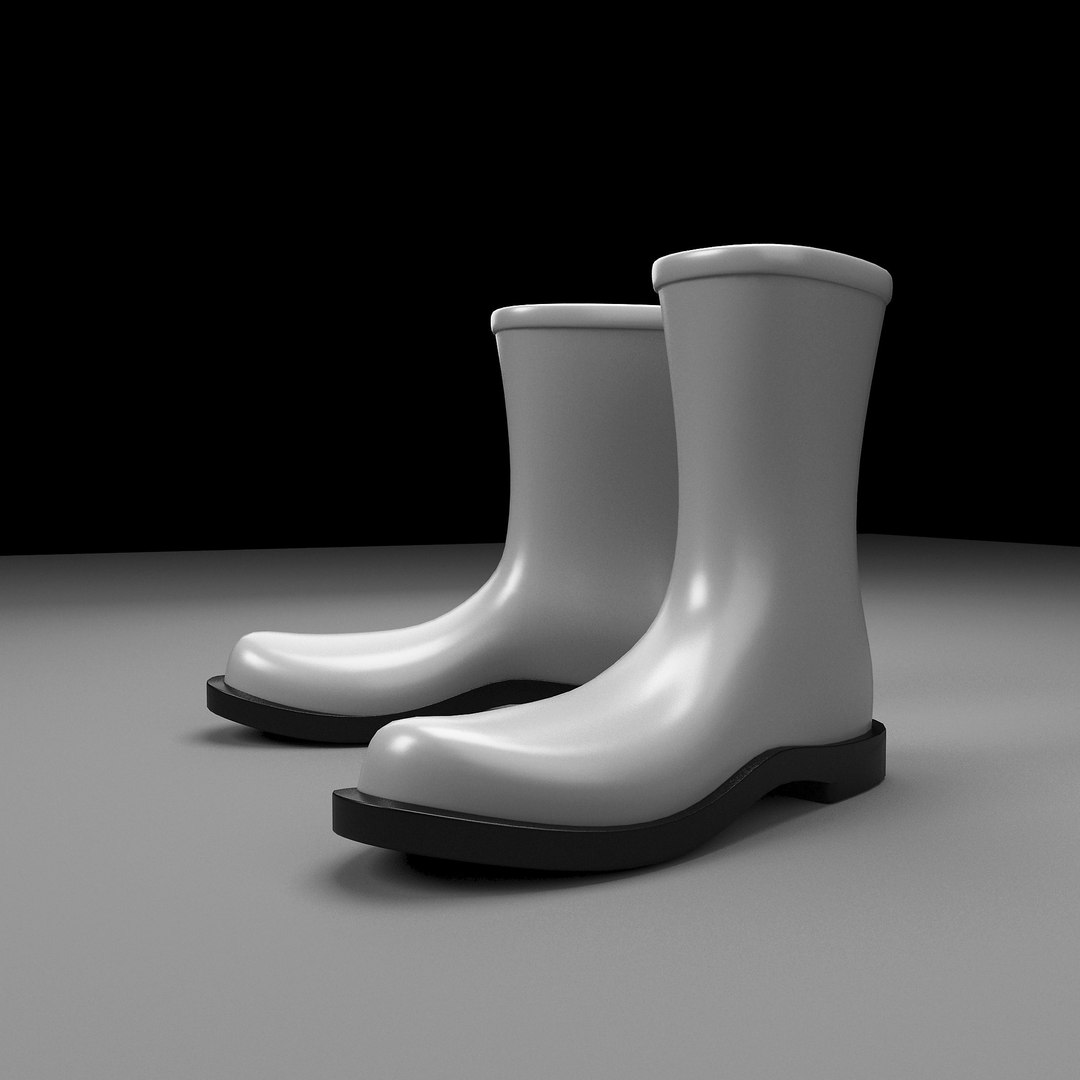 Men Rubber Boots 3D Model - TurboSquid 1976421