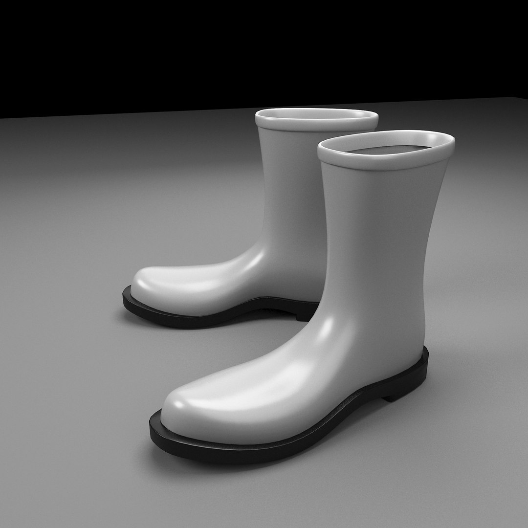 Men Rubber Boots 3D Model - TurboSquid 1976421