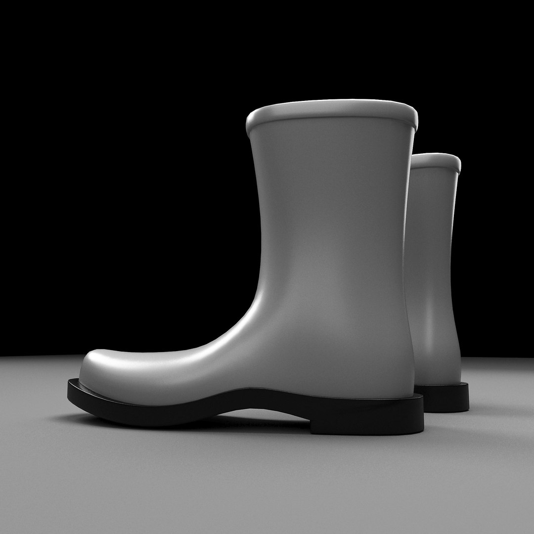 Men Rubber Boots 3D Model - TurboSquid 1976421