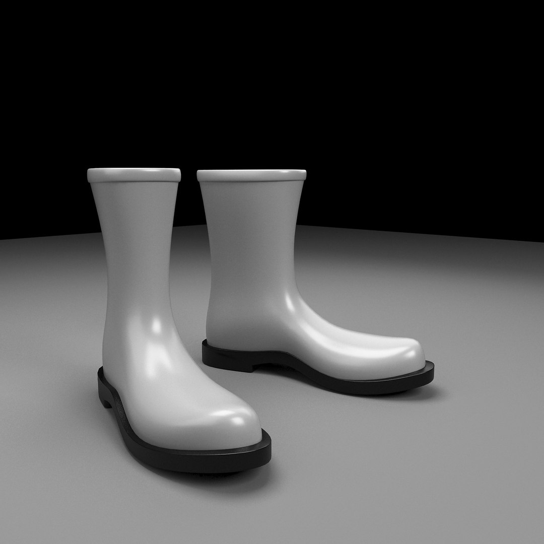 Men Rubber Boots 3D Model - TurboSquid 1976421