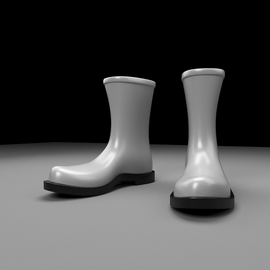 Men Rubber Boots 3D Model - TurboSquid 1976421