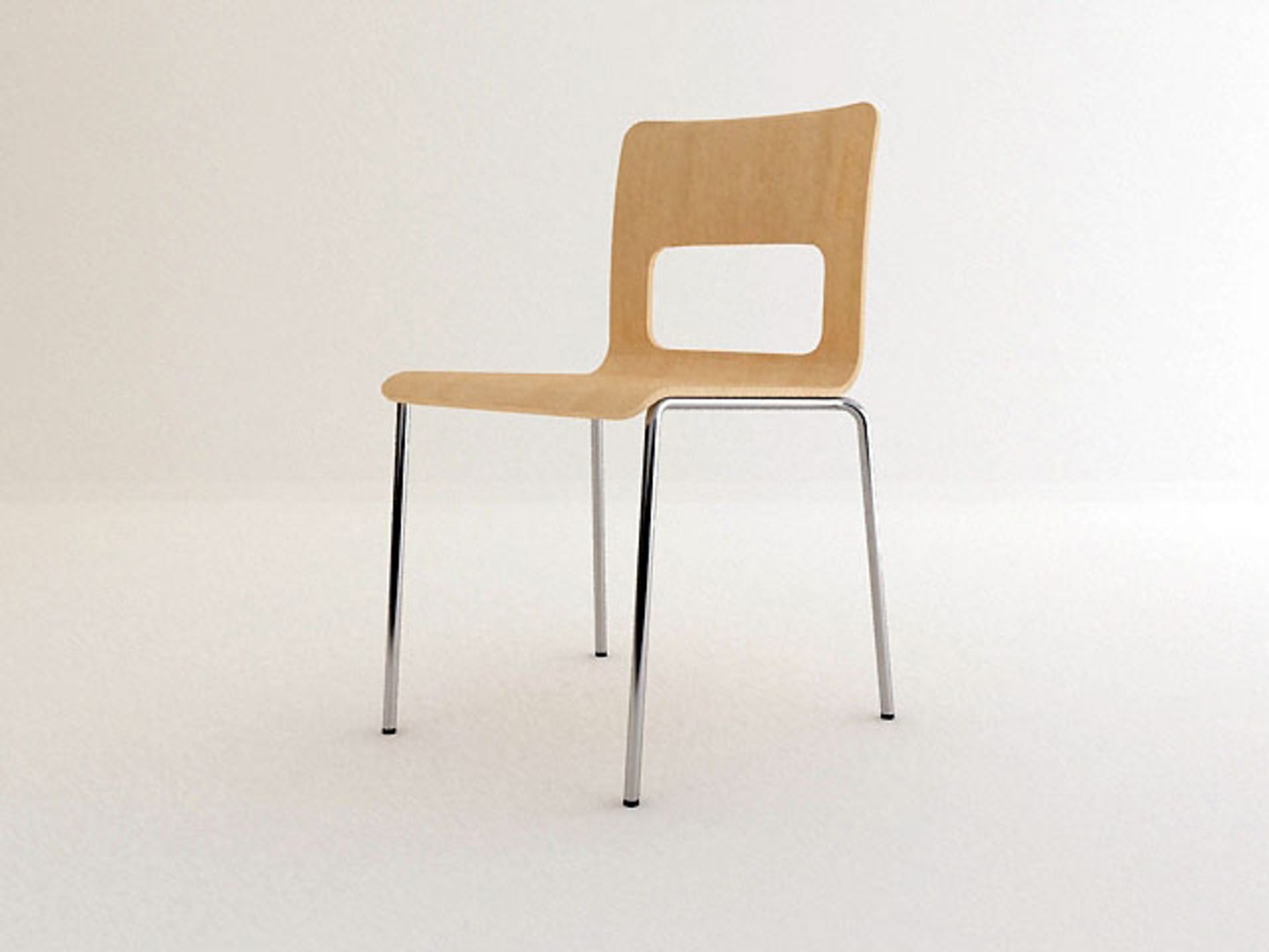 3d model modern beat chair ii