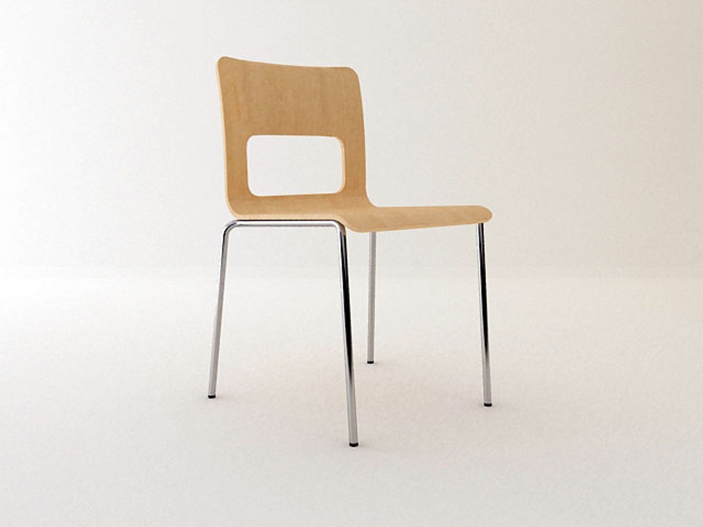 3d model modern beat chair ii