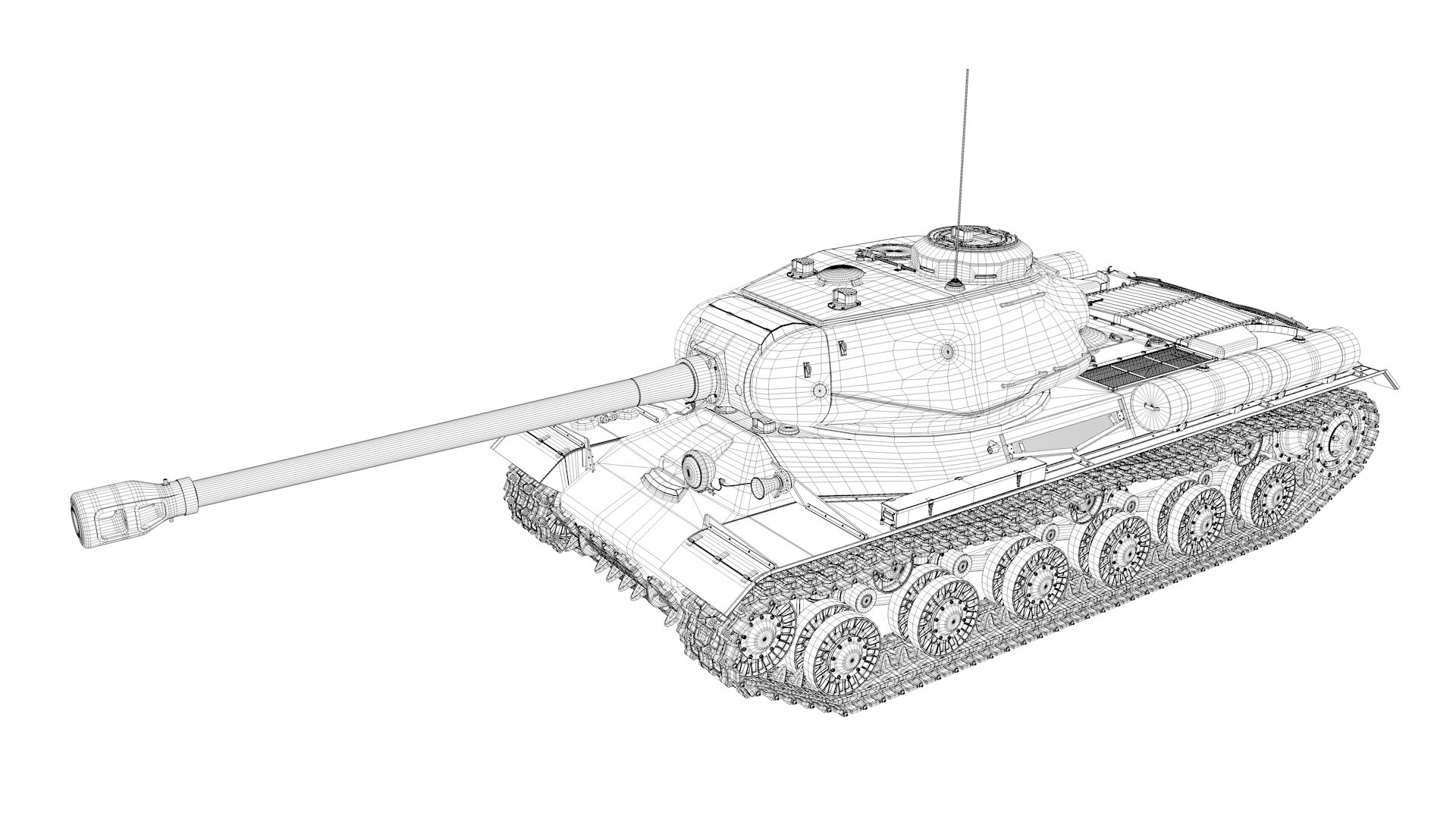 3d Model - Is-2 1944