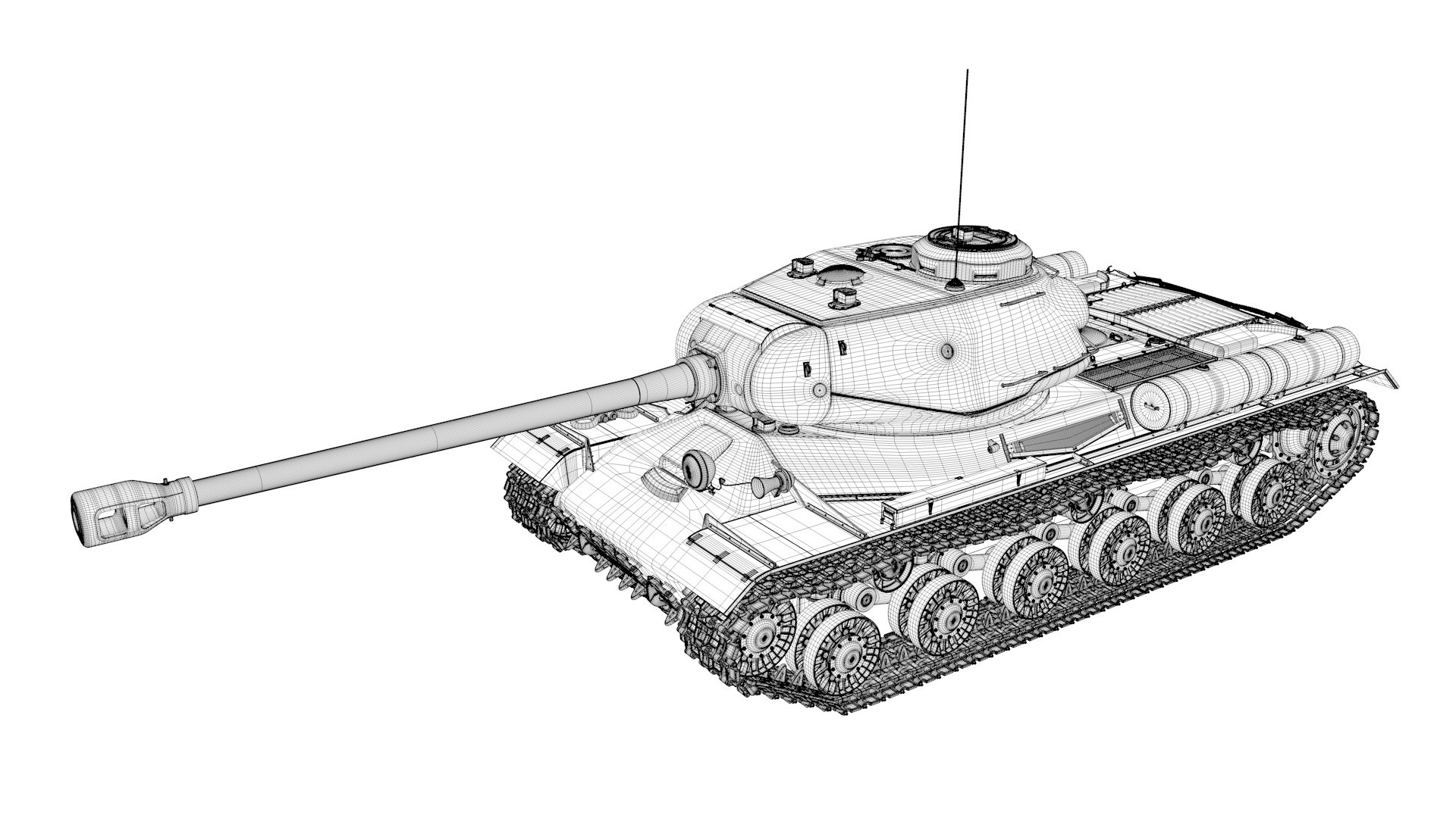 3d Model - Is-2 1944