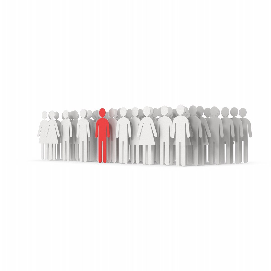 3D Model Paper Figures Group - TurboSquid 2265497