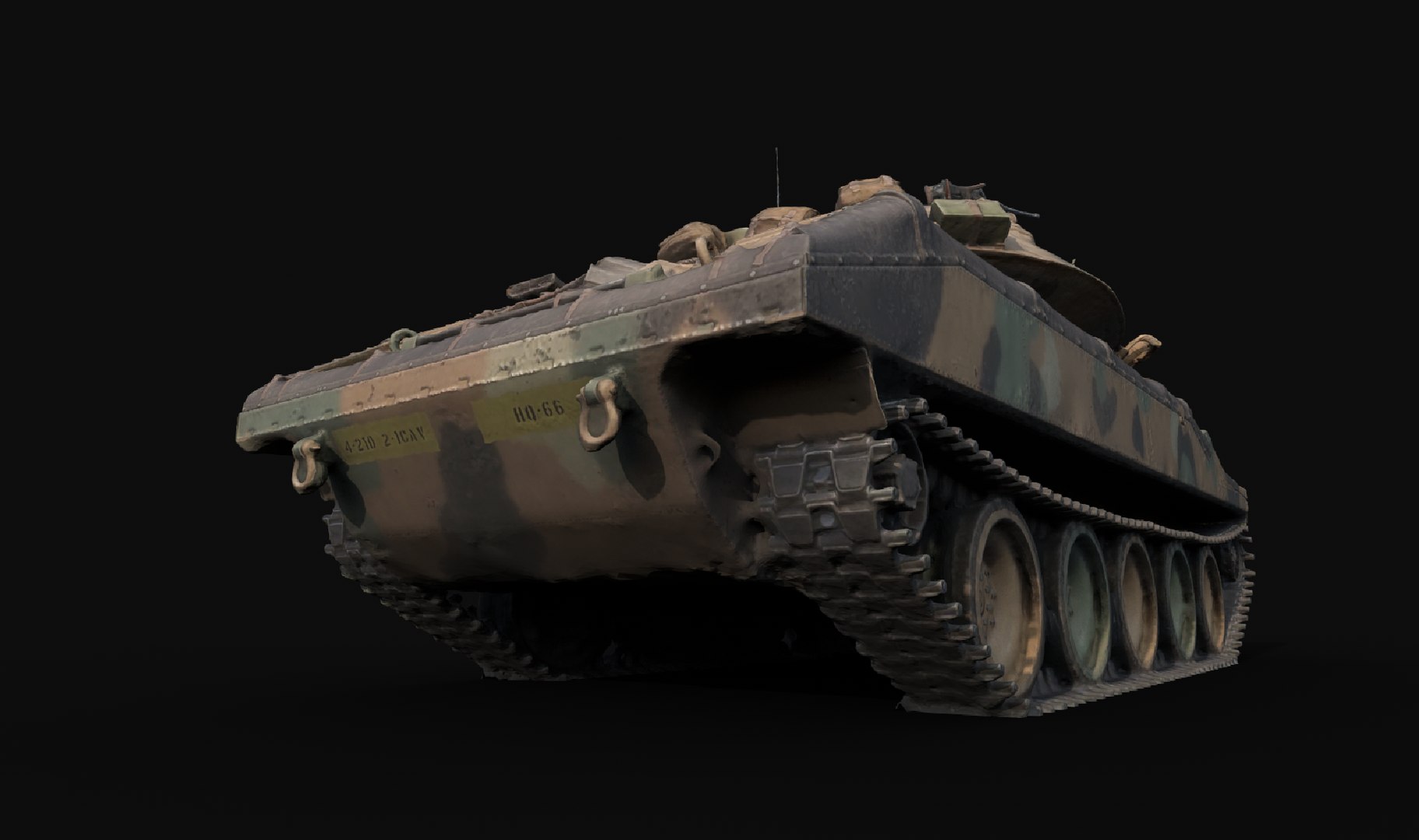 3D M551 HQ 3d Scan Model - TurboSquid 2267598