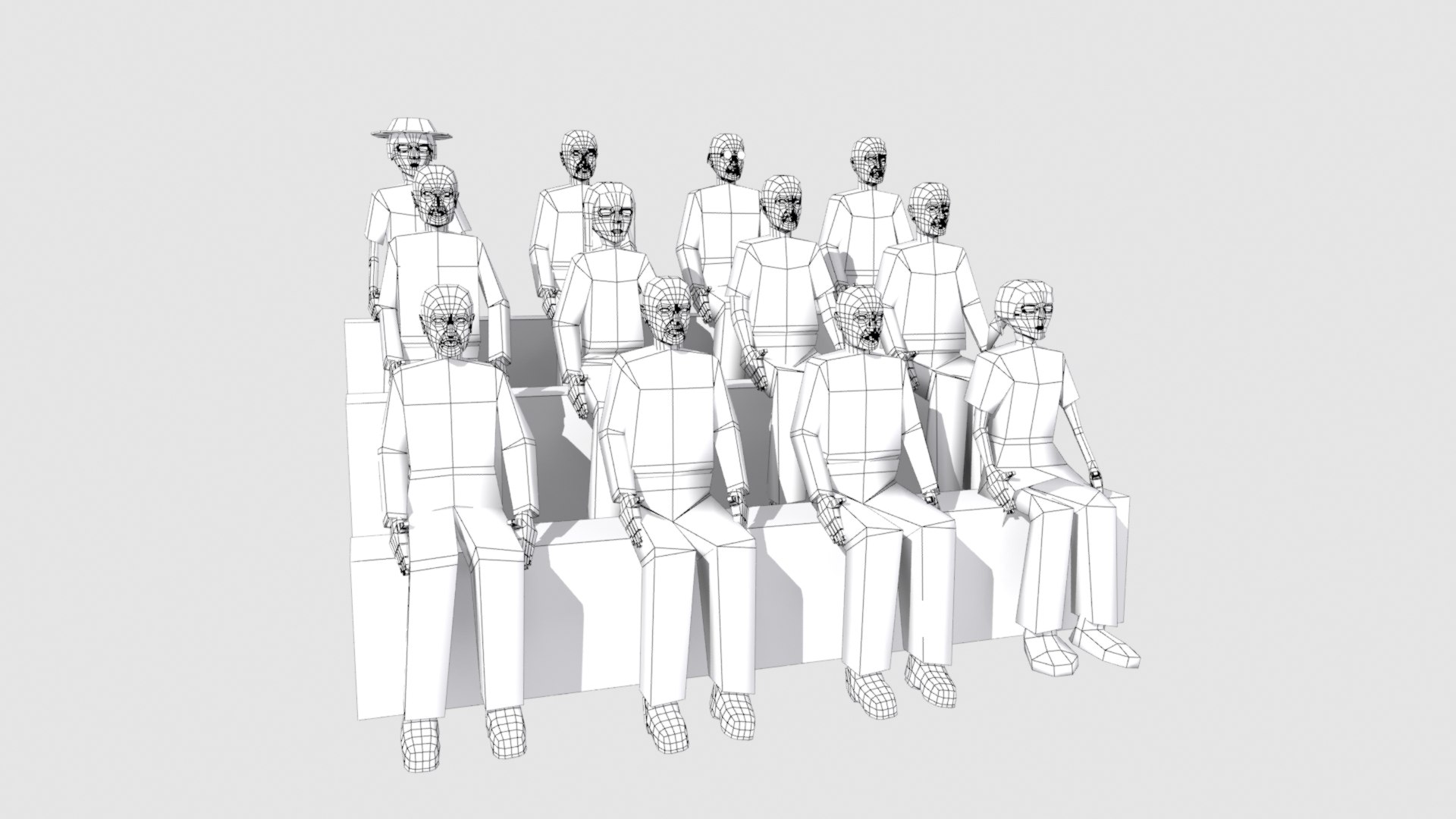 3D Model Animated Spectator - TurboSquid 2156099