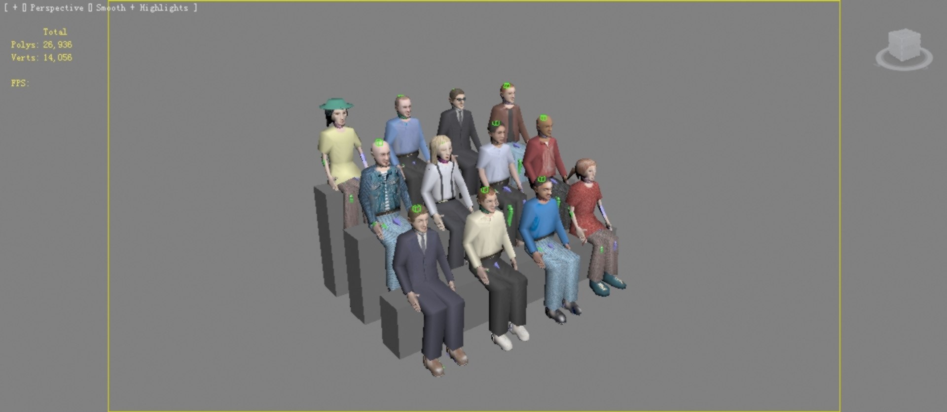 3D Model Animated Spectator - TurboSquid 2156099